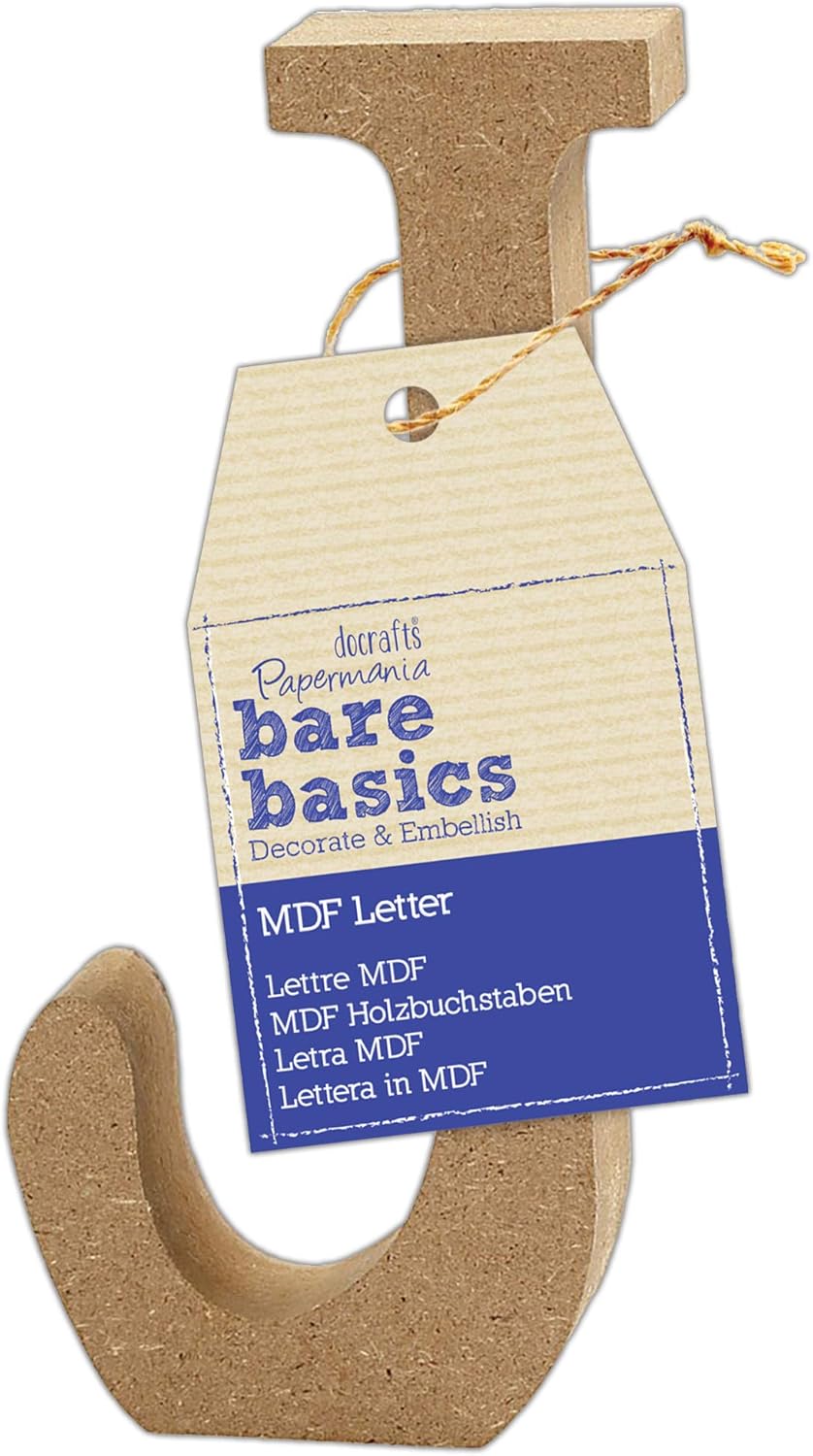 MDF Letter (1 piece) – Bare Basics – J – BigaMart