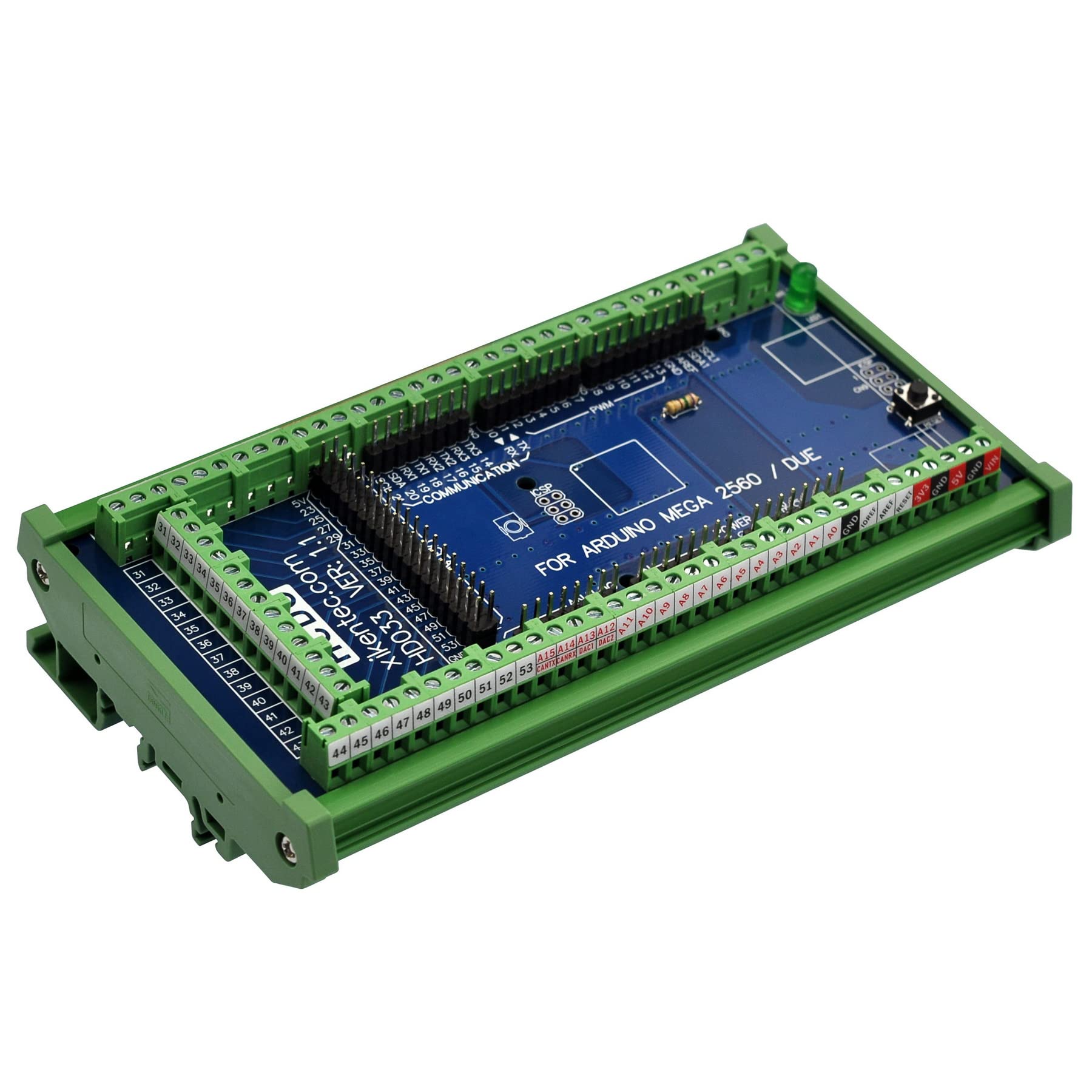 Mua DIN Rail Mount Pinout Breakout Terminal Block Module for Arduino ...