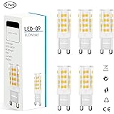 G9 Led Bulb 3W, Pursnic G9 Led Light Bulb (33W Halogen Equivalent), Daylight White (6000k), 360 ...