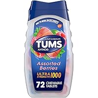 Amazon.com: TUMS Ultra Strength Chewable Antacid Tablets for Heartburn ...