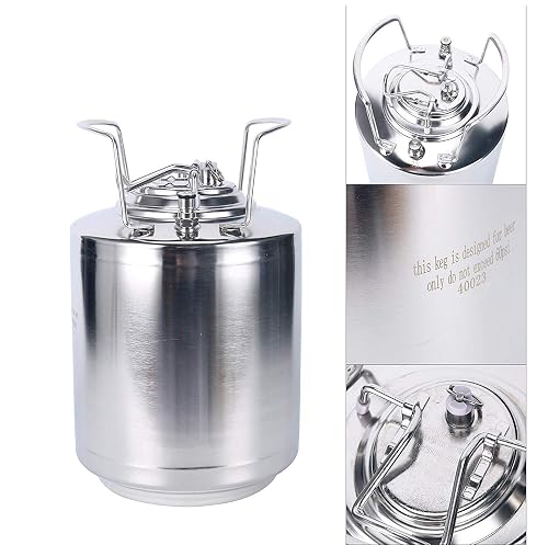 Stainless Steel 1.6 Gallon Mini Ball Lock Keg System Beer Keg For Small ...