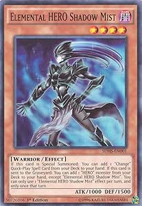 Elemental HERO Shadow Mist - SDHS-EN001 - Super Rare - Unlimited ...