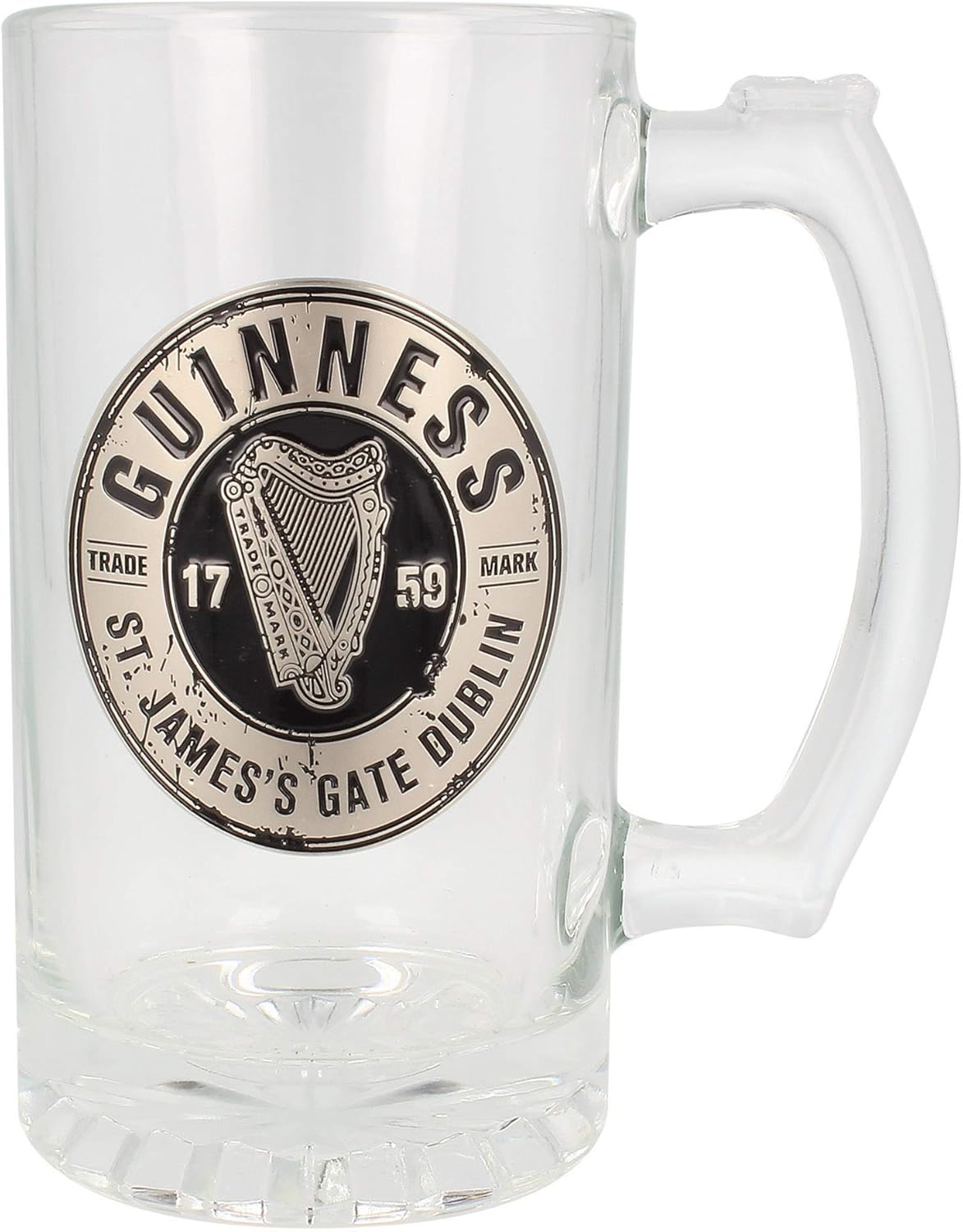 Guinness Pewter Badge Beer Glass Durable Tankard with Handle: Amazon.ca ...