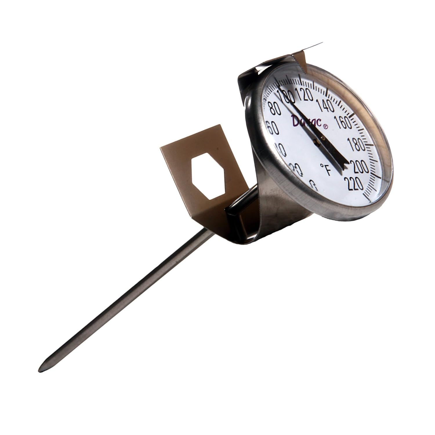 H-B DURAC Bi-Metallic Thermometer; 0 to 220F, 44mm Dial (B61310-3800 ...