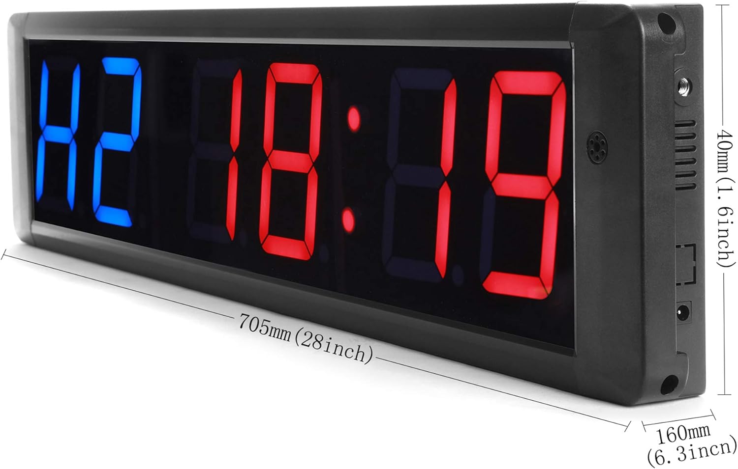 Jhering LED Interval Training Timer, Gym Timer, Count Down/Up Clock ...
