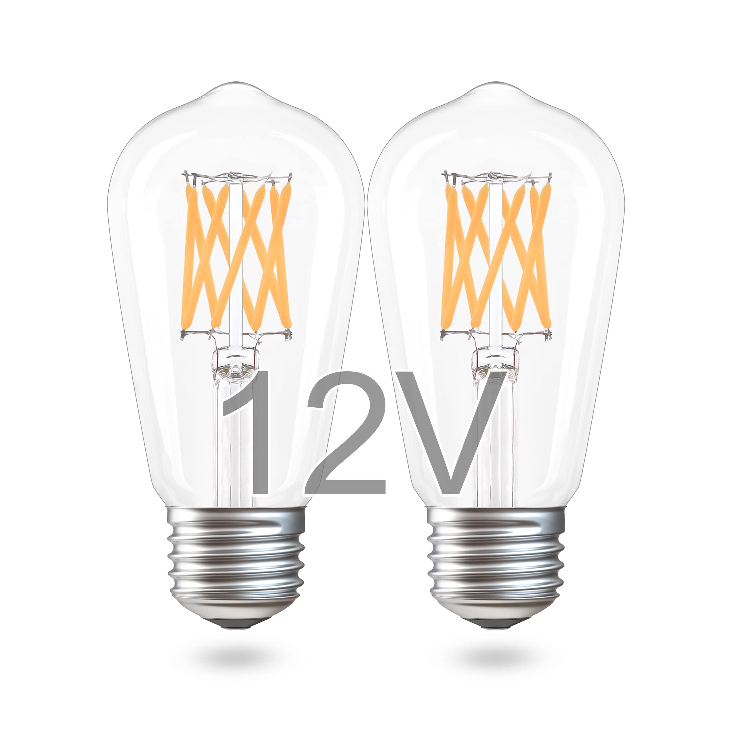 12 Volt Low Voltage LED Light Bulbs - Soft Warm 2700K 8W (Only for 12V ...