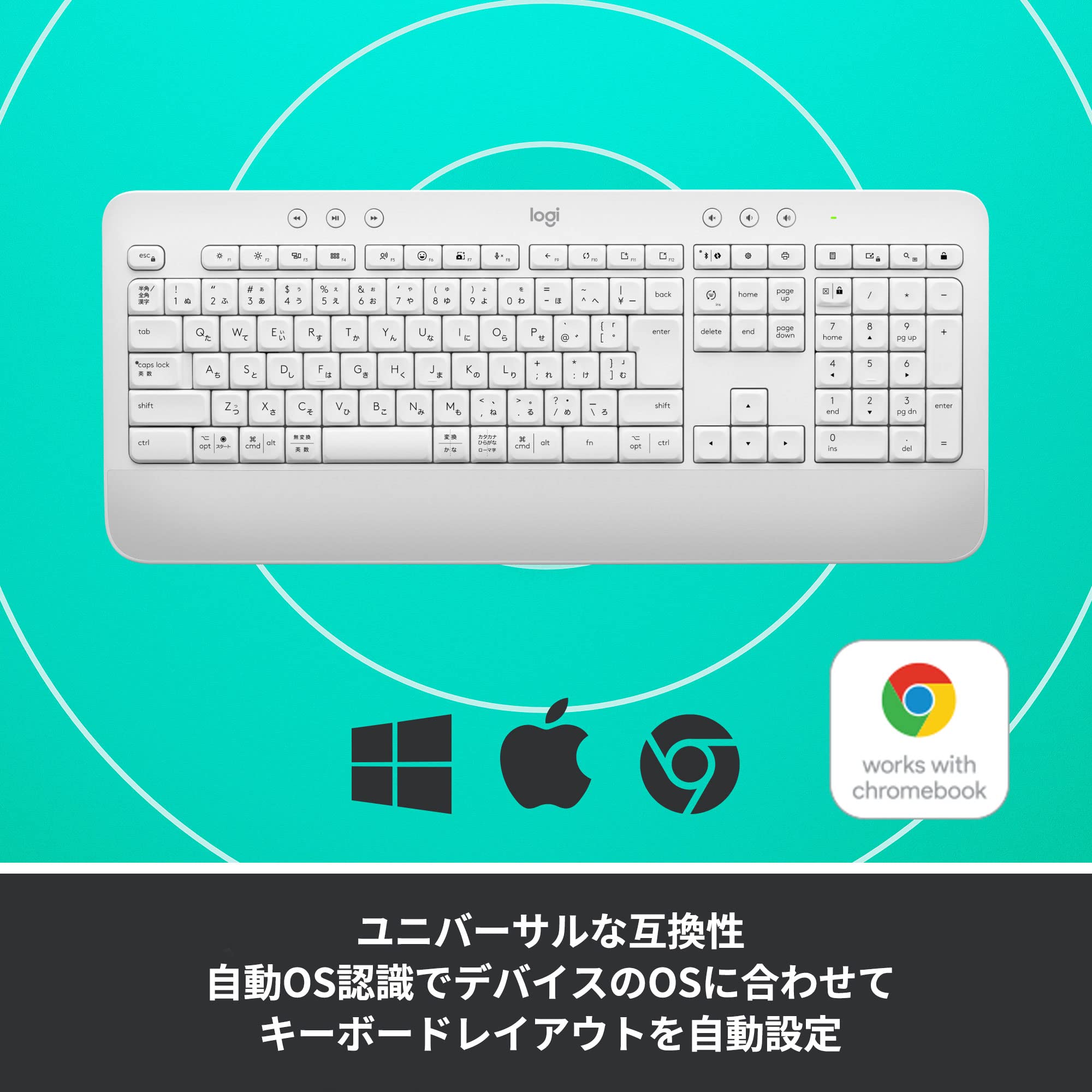 Mua Logitech SIGNATURE K650OW Wireless Keyboard, Palmrest, Thin, Anti ...