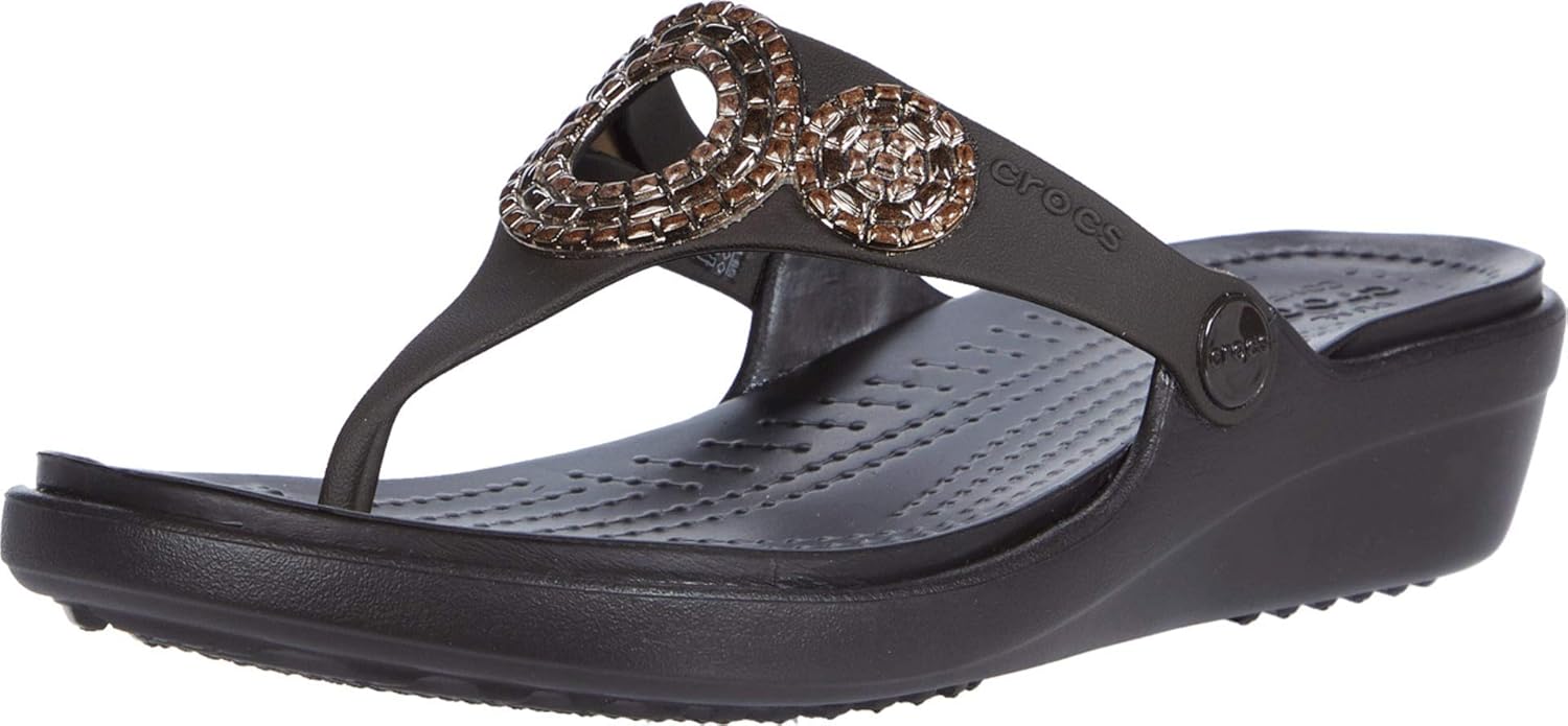 Crocs Sandales à talon ouvert pour femme, (Bronze/Espresso.), 42 EU ...