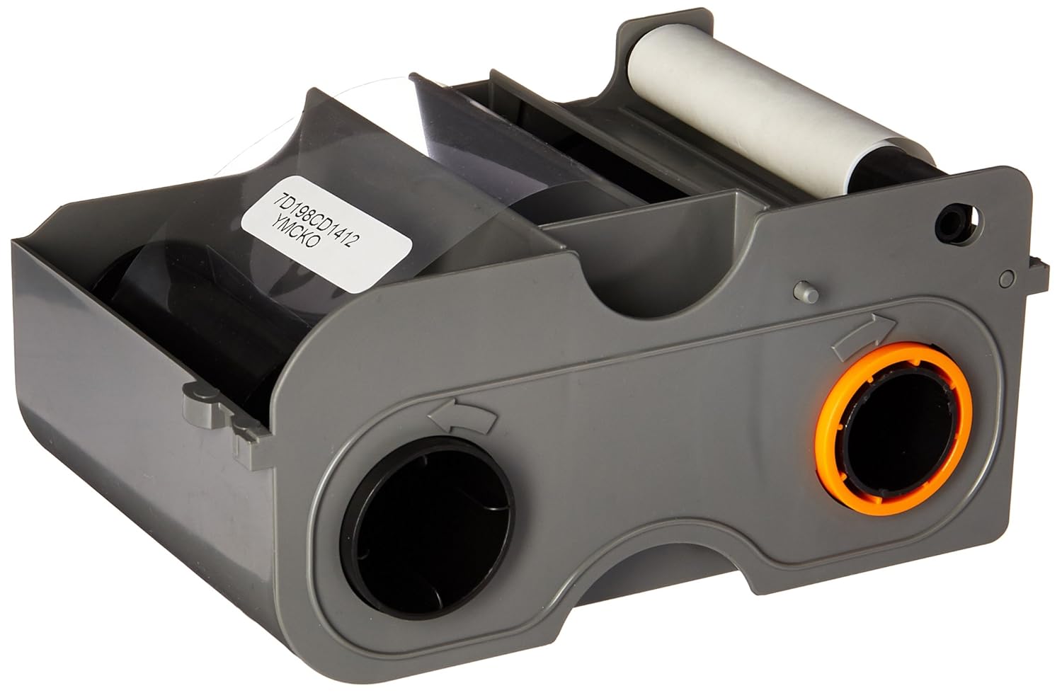 מוצרים למשרד - Fargo 45000 DTC1000 YMCKO Ribbon with Cleaning Roller ...