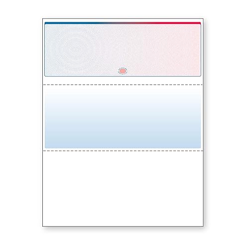 DocuGard Blue/Red Galaxy Premier Prismatic Top High Security Check ...