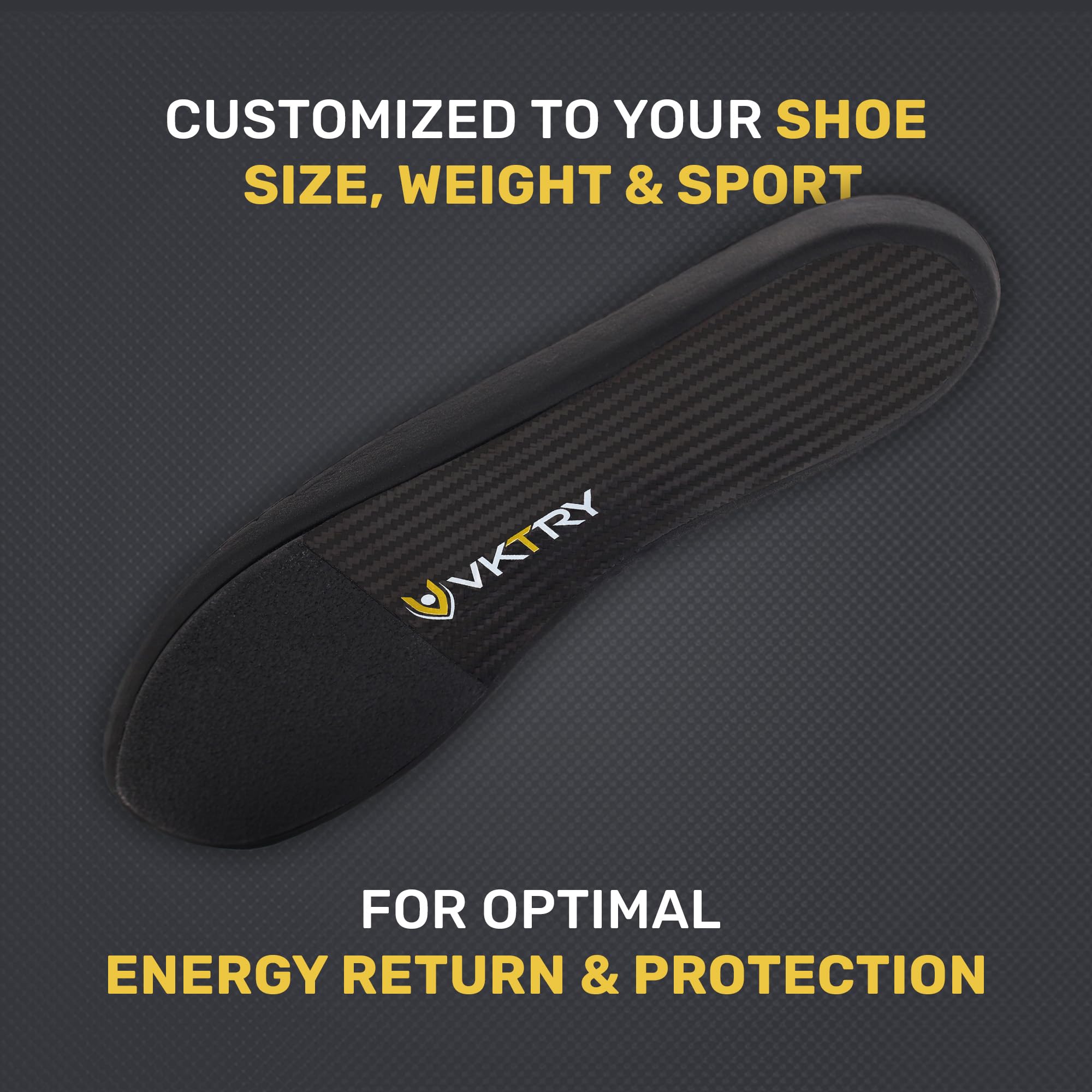 Mua VKTRY Performance Insoles - Gold VKs for Cleated Sports - Carbon ...