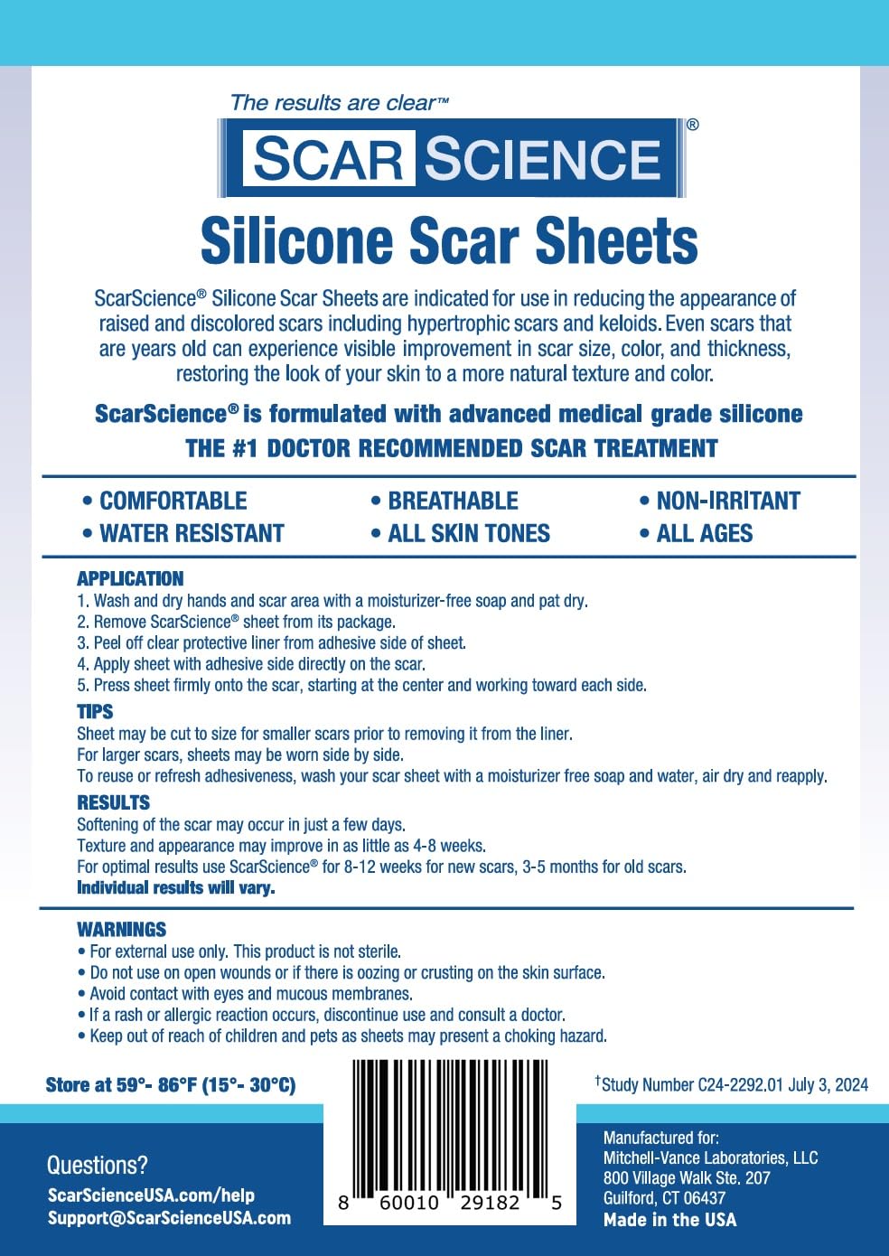 Mua Advanced Medical Grade Silicone Scar Patches, 12 Reusable 3" Water ...