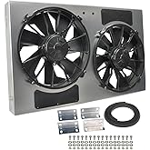 Amazon.com: Derale Performance 16826 Gray/Black High Output Dual ...