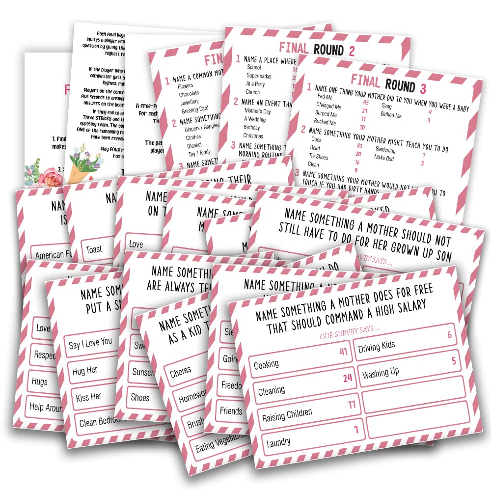Mother's Day Friendly Feud Quiz, Family Feud Quiz, Mothers Day ...