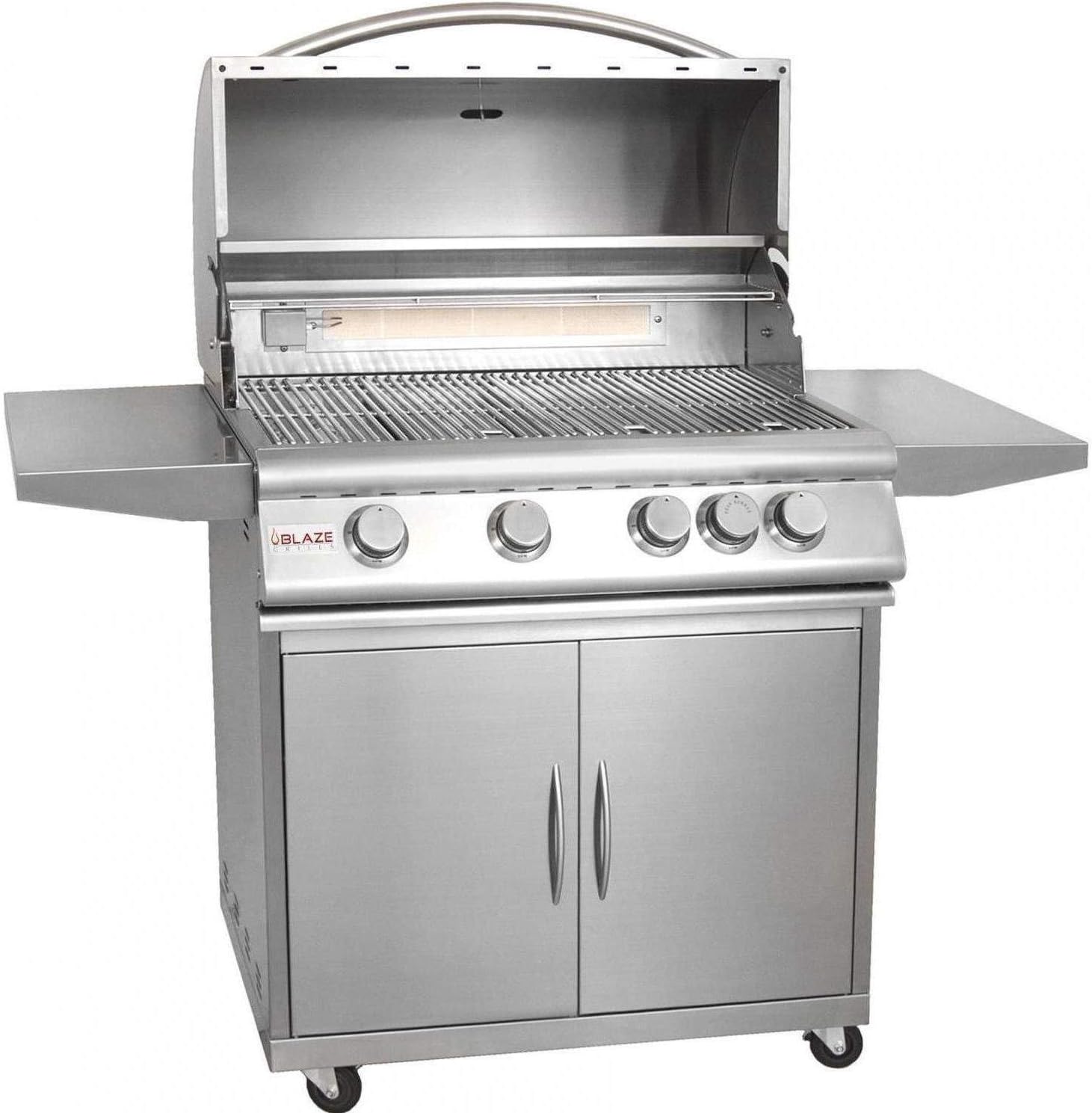 Review Blaze 32-inch Grill (BLZ-4-NG-BLZ-4-CART), Freestanding, Natural ...