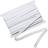 Amazon.com: 1/4''Inch 100 Yards Elastic Bands for Sewing White Elastic ...