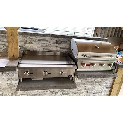 Cook Rite Heavy Duty Commercial Griddle, 36 Inch, Stainless Steel ...