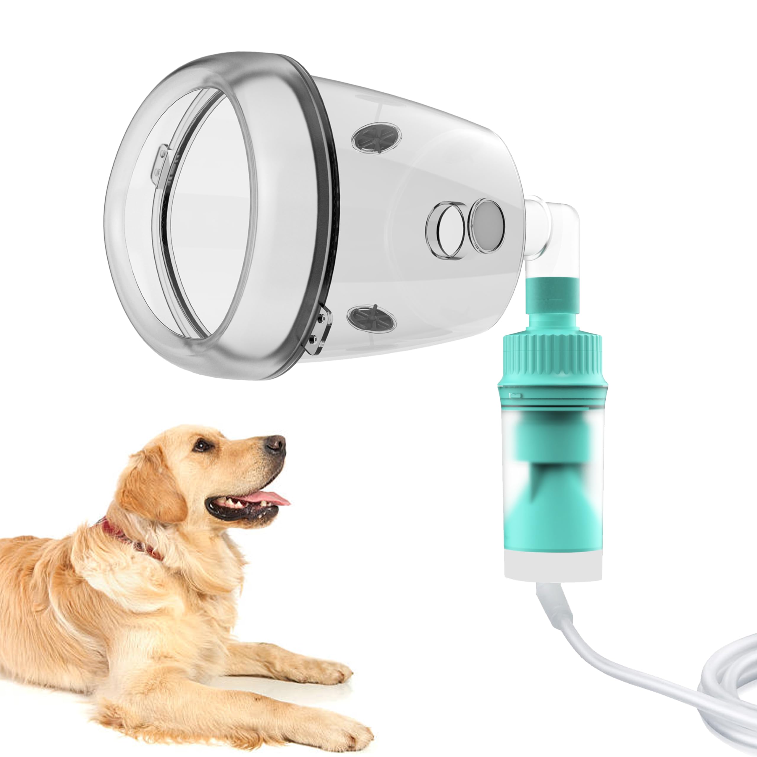 Lying Down Nebulizer Cup and Inhaler Mask for Large Dogs and Horses ...