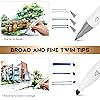 Caliart 121 Colors Artist Alcohol Markers Dual Tip Art Markers Twin ...