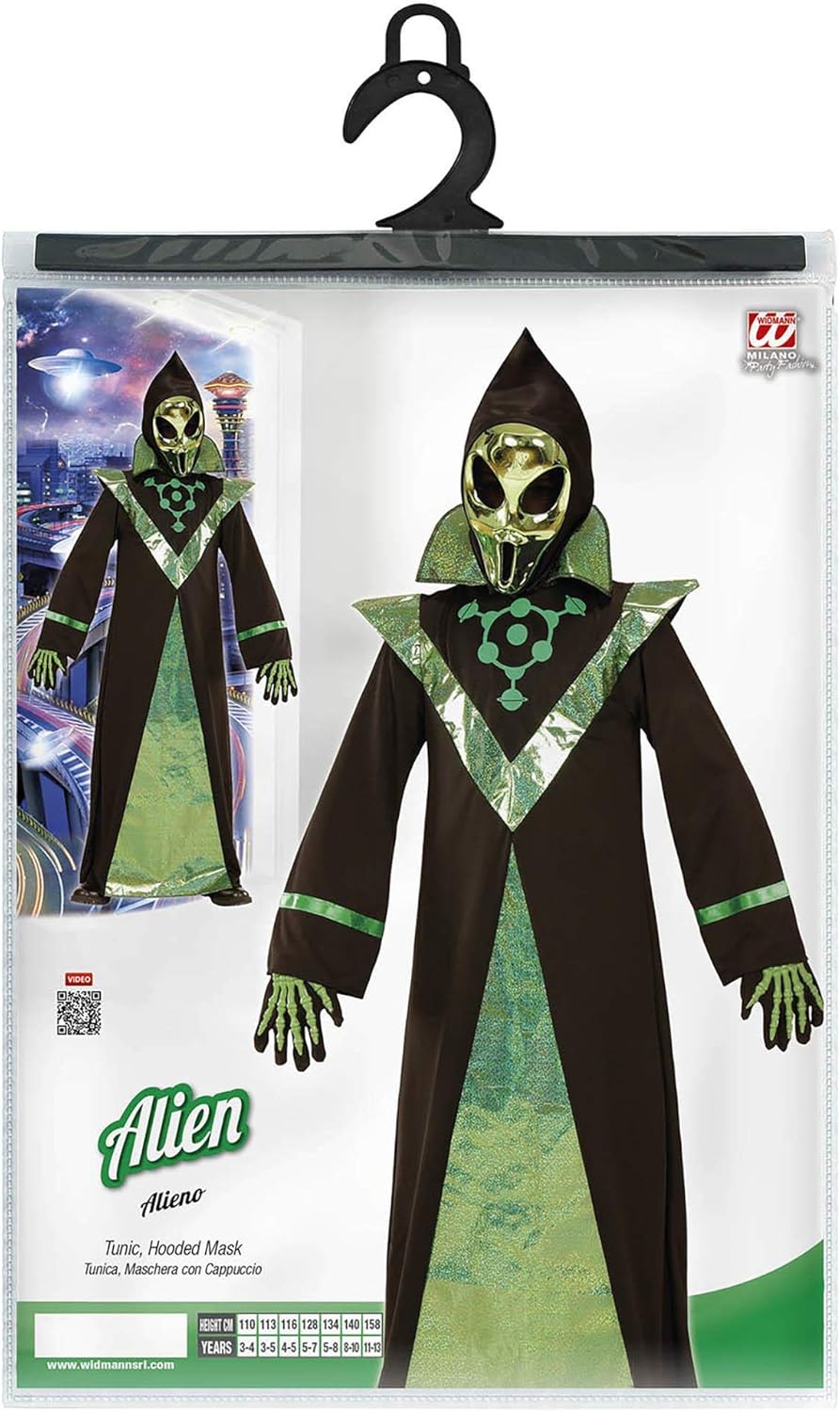 WIDMANN Childrens Alien Fancy Dress Costume – BigaMart