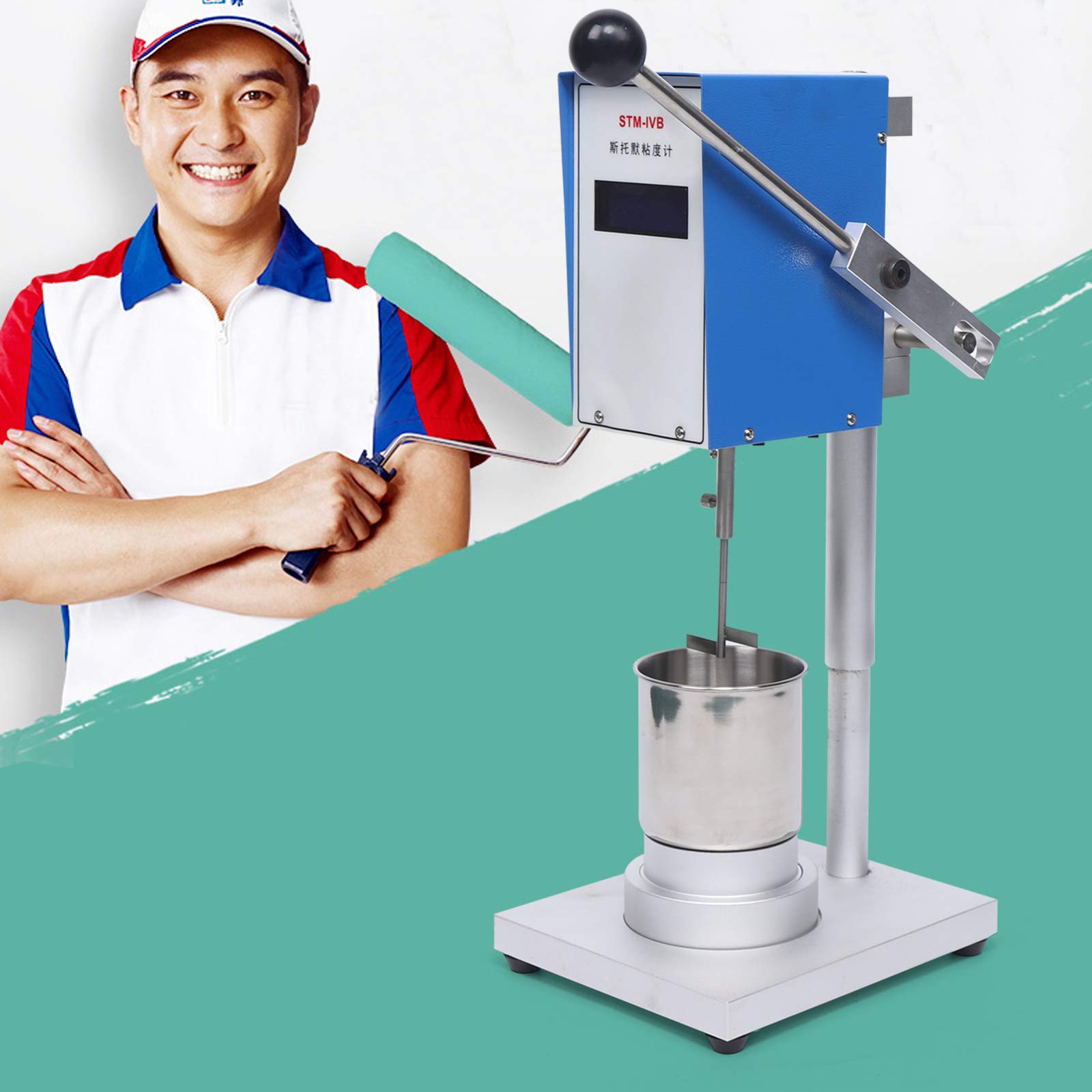 Digital Rotary Viscometer, 40.2KU-141.0 KU 500ML 220V 10W Rotary ...