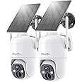 Amazon.com : MaxiViz Solar Security Camera Wireless Outdoor, 360° View Cameras for Home Security ...