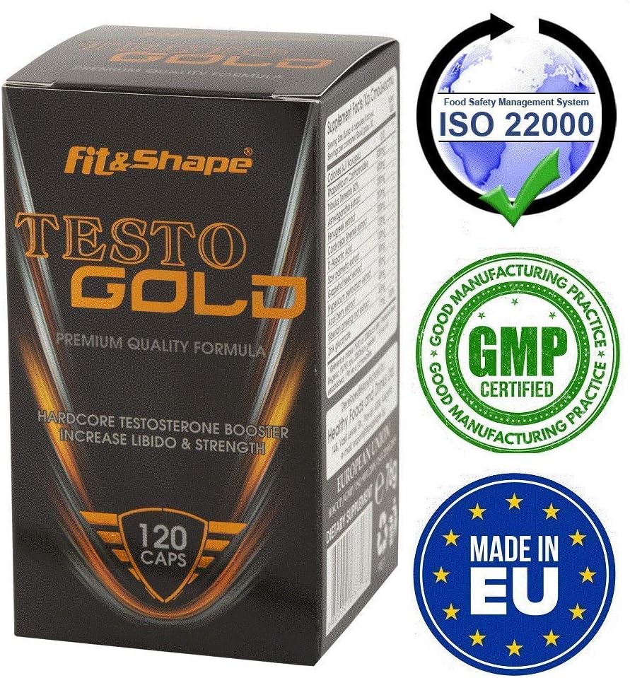 Testo Gold – Testosterone Booster with Beta Ecdysterone (Rhaponticum ...