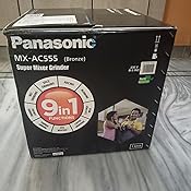 Buy Panasonic AC MX-AC555 550-Watt Super Mixer Grinder with 5 Jars ...