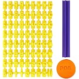 Amazon.com: Plastic Alphabet Stamps for Clay Small Alphabet Letter ...