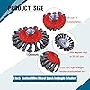 WENORA 8 Pack 4 Inch Wire Wheels for Angle Grinder, Wire Wheel Brush ...