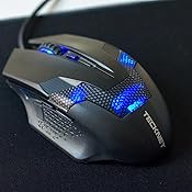 TeckNet Gaming Mouse, RAPTOR Optical Gaming Mouse Wired Ergonomic Mice ...