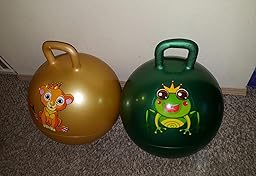 Amazon.com: Space Hopper Ball: Yellow, 15in/38cm Diameter for Ages 3-5 ...