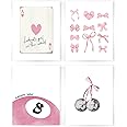 Amazon.com: YQDEJ Coquette Pink Bow Trendy Preppy Y2K Wall Art Prints ...