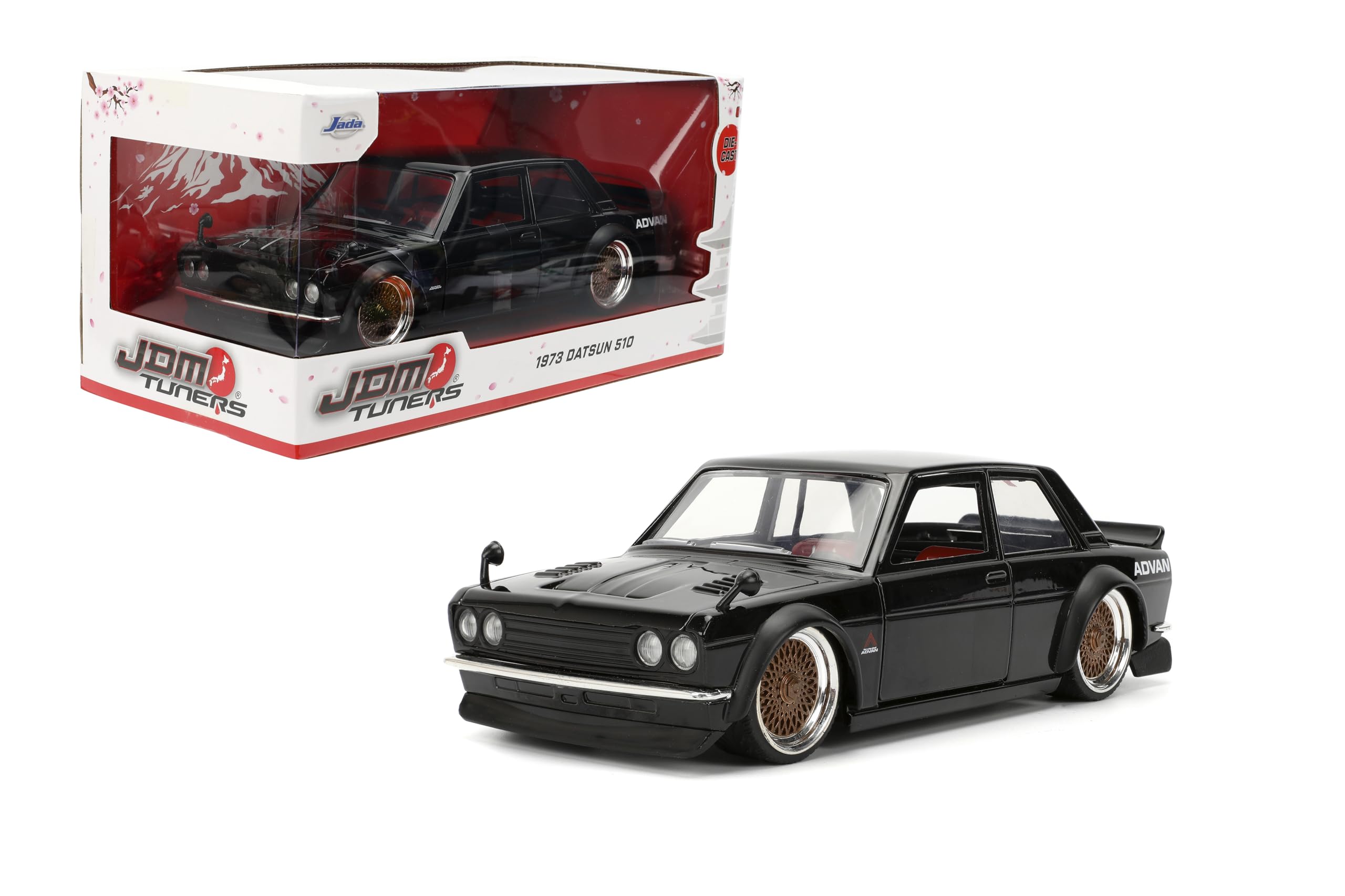 Jada Toys JDM Tuners 1:24 Scale Die-Cast 1973 Datsun 510 – Opening ...