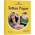 Amazon.com : MECOLOUR Printable Temporary Tattoo Paper 8.5"X11" for ...