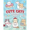 Amazon.com: Cats Coloring Book: Fun and easy coloring pages with cute ...