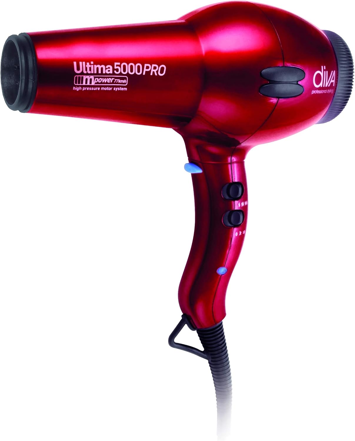 Diva Professional Styling Diva Pro Styling Ultima 5000 Hairdryer Red ...
