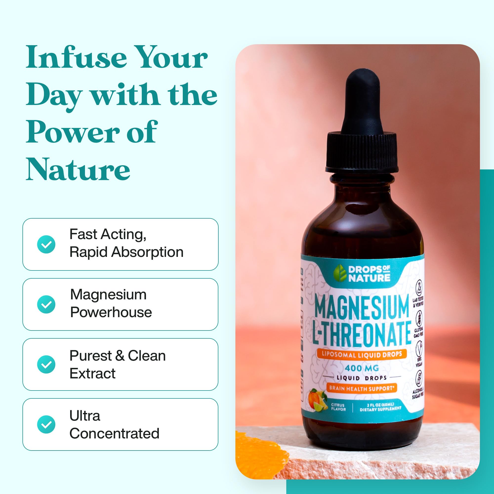 Mua Magnesium L-Threonate Liposomal Liquid Extract | Vegan, Non-GMO ...
