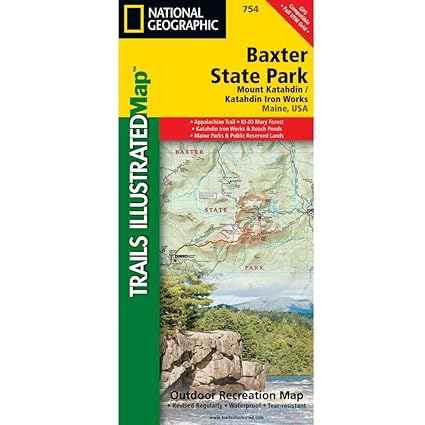 Baxter State Park Trail Map - Maps For You