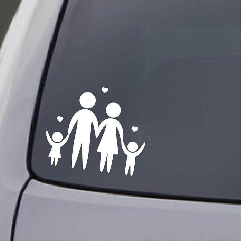 Amazon.com: Family Car Sticker Decal Window Truck Birthday Unisex Gift ...