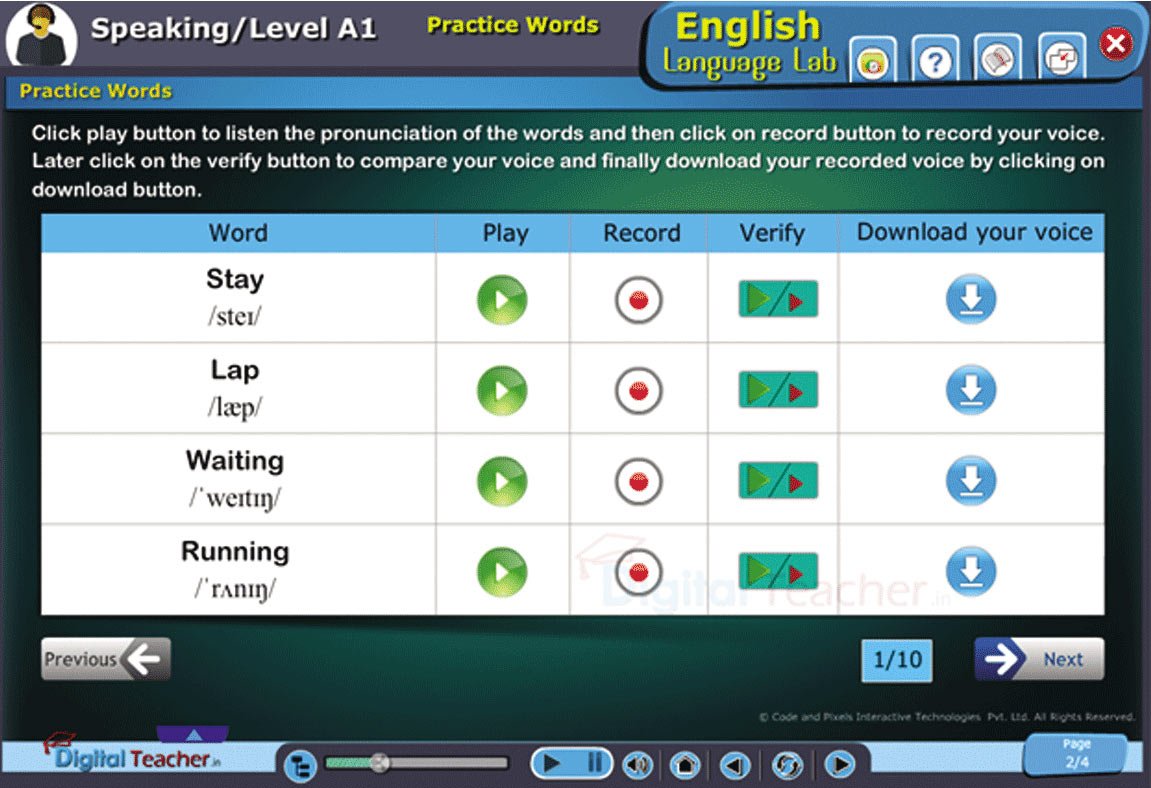 Digital english language lab software - apalonav