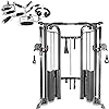 XMARK Functional Trainer with Dual Weight Stacks, All-in-One Cable ...