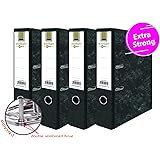 Eastlight A4 Extra Strong Black Lever Arch Files Plastic on Board ...