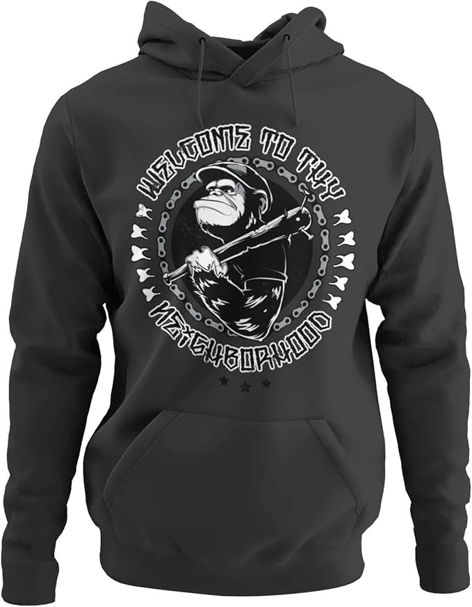 knut Fashion & Streetwear Punk Style Hoodie Herren Sweatshirt Affen ...