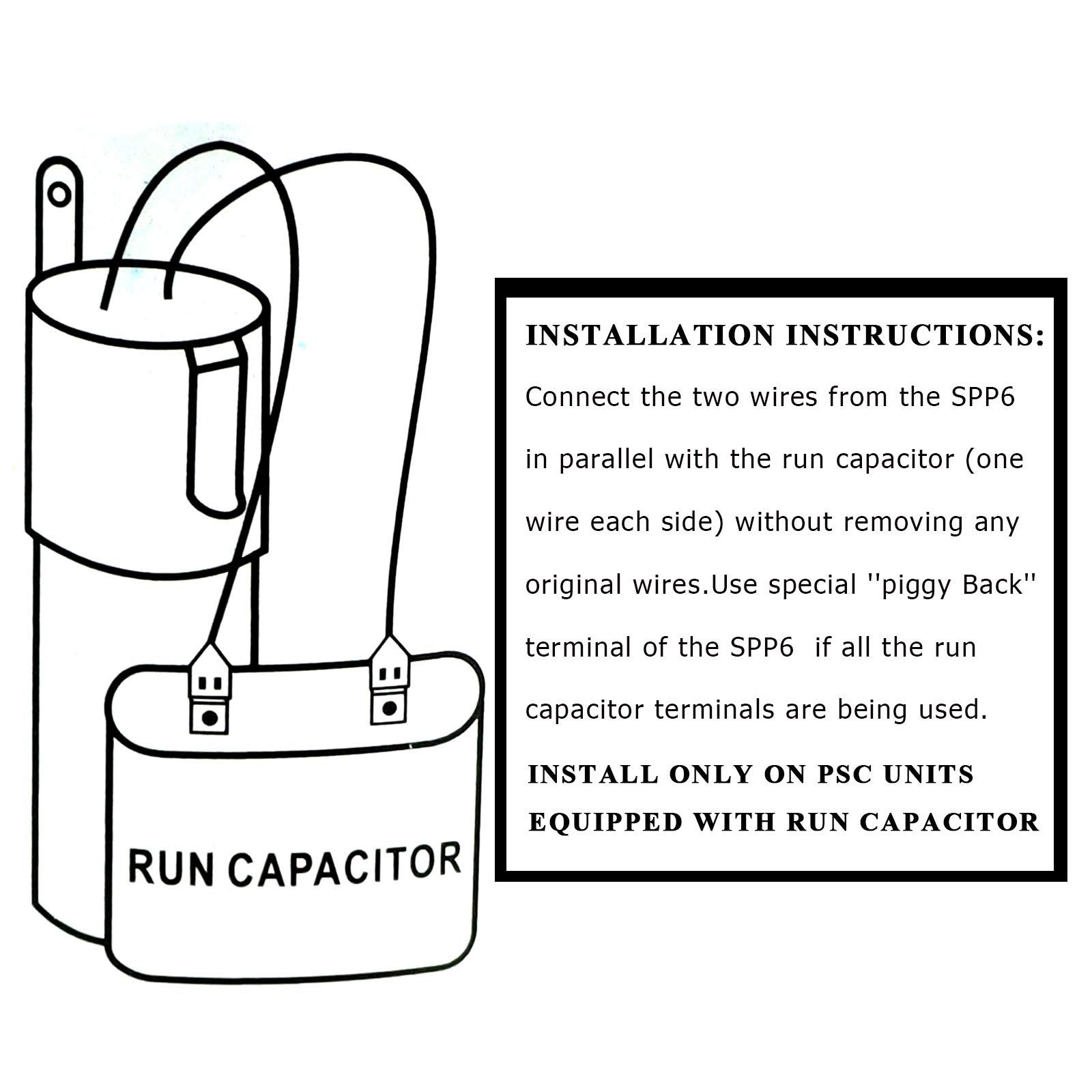 Mua AMI PARTS SPP6 Hard Start Capacitor Replacement 115V Thru 288VAC ...