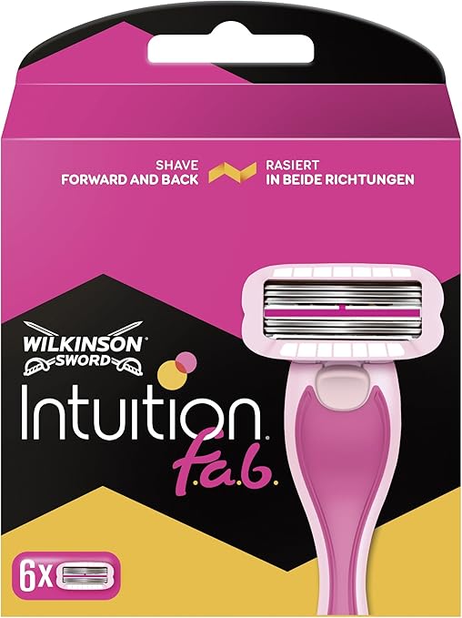 Wilkinson Sword Intuition F.a.b. Blade Pack – Pack of 6: Amazon.co.uk ...