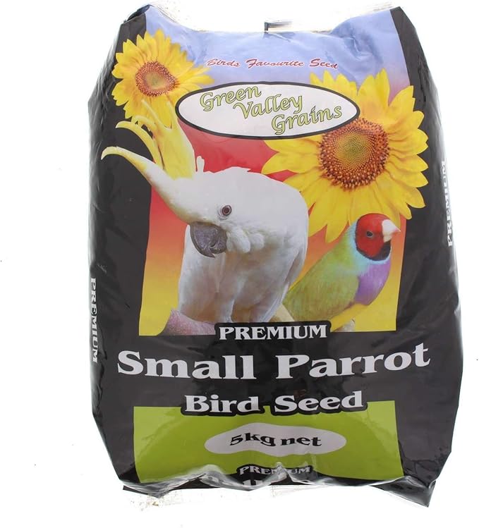 Small Parrot Seed Mix 5kg Bird Food Green Valley Grey Sunflower Oats ...
