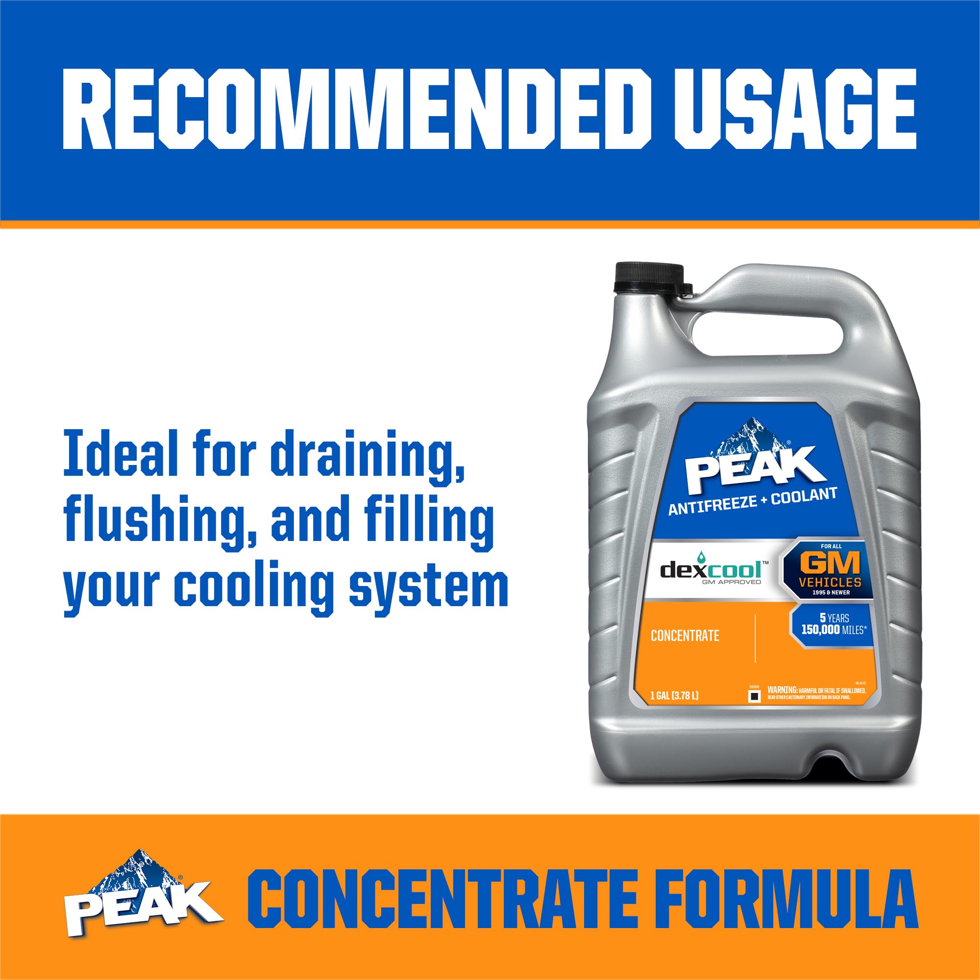 Mua PEAK DEX-Cool® Antifreeze + Coolant, Premium Engine Coolant with ...