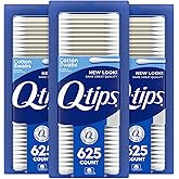 Amazon.com : Q-TIPS SWABS Cotton Club ct, 625 Count, (Pack of 3) : Q ...