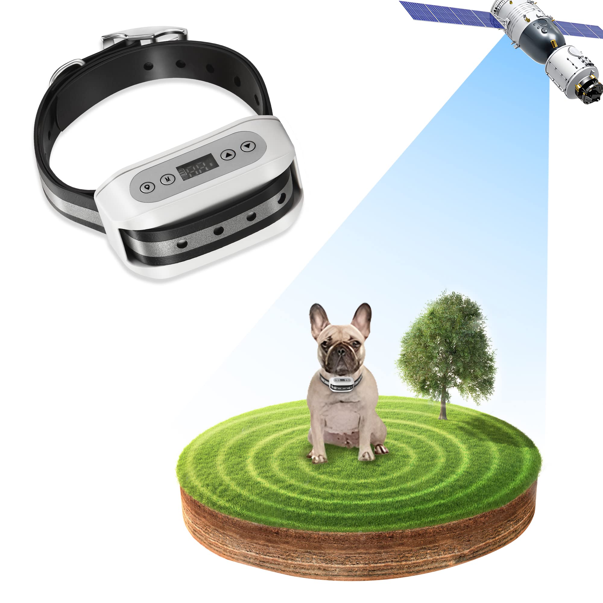 Blingbling Petsfun GPS Wireless Dog Fence System, Electric Satellite Technology Pet Containment ...